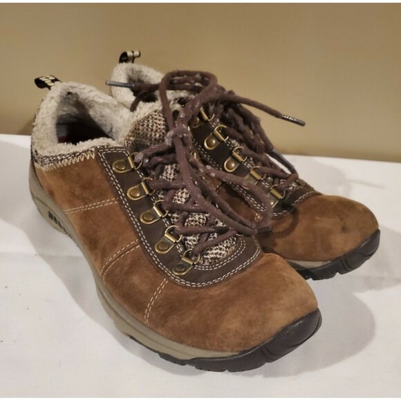 Merrell | Shoes | Womens Dark Earth Kamori Chill Sherpa Lined Leather ...
